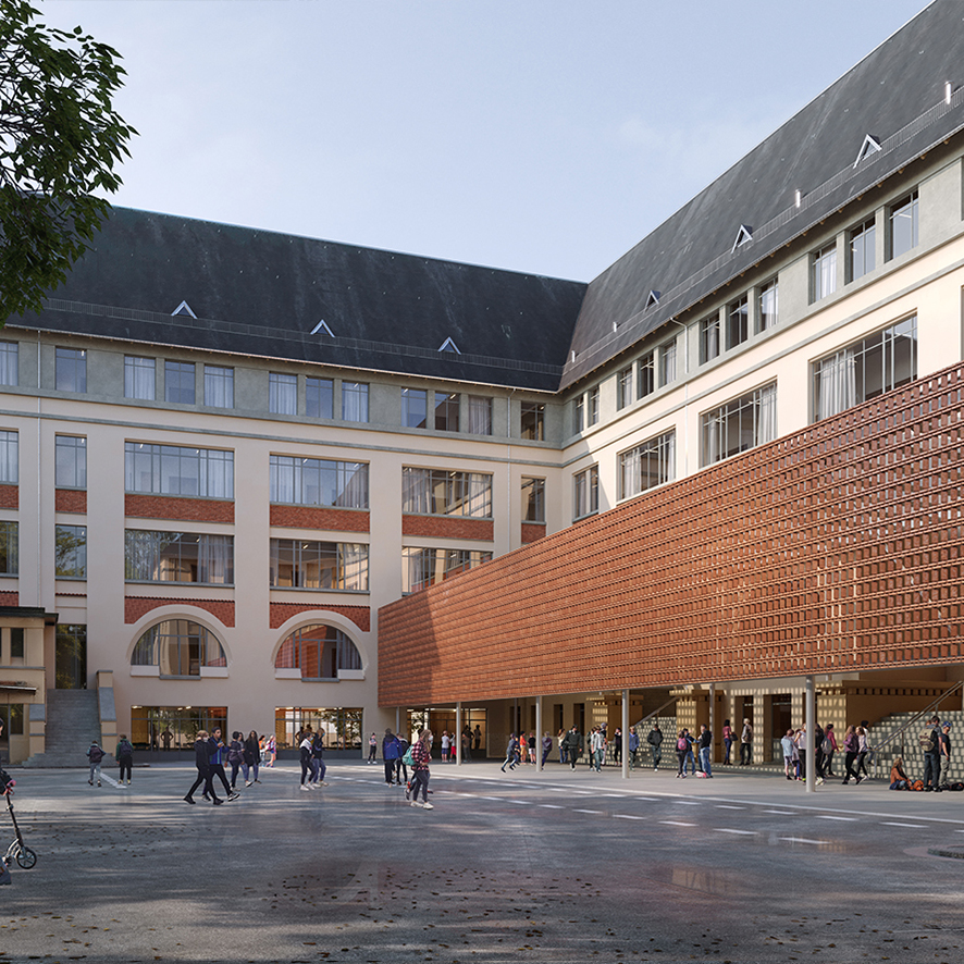 Collège Clémenceau à Epinal - BLESCH CAYRE ARCHITECTES